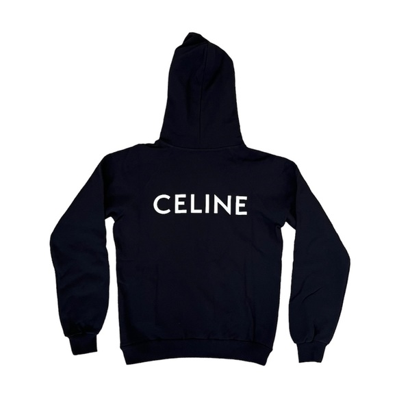 Celine | Tops | Nwt Celine Back Logo Hoodie | Poshmark